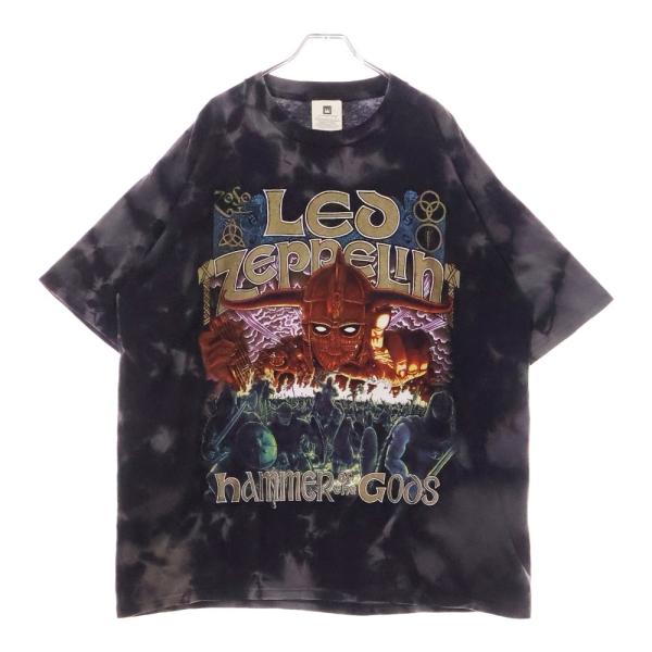 [商品番号]1325F280009[ブランド]VINTAGE（ヴィンテージ）[モデル]90S LED ZEPPELIN 1999 HAMMER OF THE GODS レッド・ツェッペリン タイダイ プリント 半袖Tシャツ ブラック[販売店...