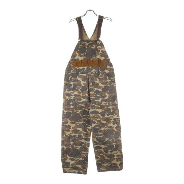 [商品番号]1326D220009[ブランド]CARHARTT（カーハート）[モデル]80s USA製 100周年 Double Denim Pants ダブルニー デニム パンツ オーバーオール カモ柄 ブラウン[販売店舗]AWESOME...