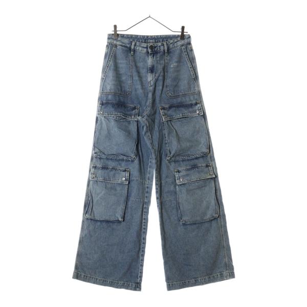 [商品番号]1425H180004[ブランド]DIESEL（ディーゼル）[モデル]P-MIRTA-OUT カーゴワイドデニムパンツ インディゴ A15757[販売店舗]BRING オンラインショップ