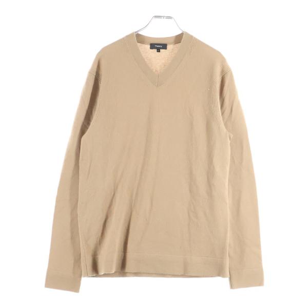 [商品番号]1425K280010[ブランド]theory（セオリー）[モデル]カシミヤ Vネックセーター ブラウン 09-8301700-325-904[販売店舗]BRING オンラインショップ