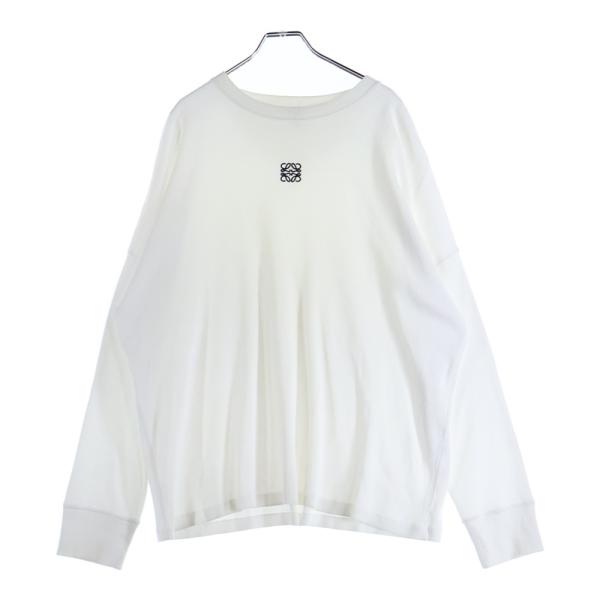 LOEWE（ロエベ） アナグラムロゴ刺繍 オーバーサイズ長袖Tシャツ