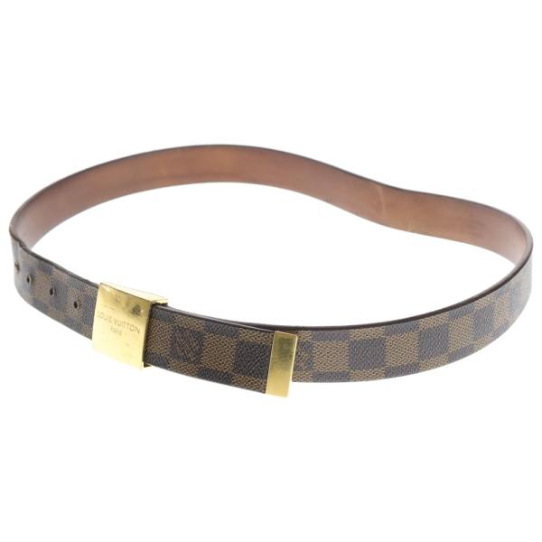 [商品番号]1426A050012[ブランド]LOUIS VUITTON（ルイヴィトン）[モデル]ダミエ サンチュール キャレ ベルト ブラウン/ゴールド M6802[販売店舗]BRING WASTE_NOT