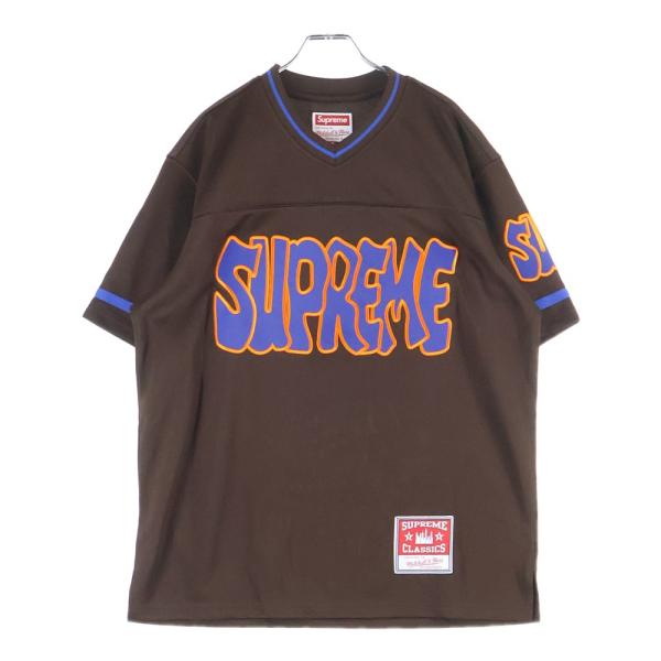 [商品番号]1426A080011[ブランド]SUPREME（シュプリーム）[モデル]22AW ×Mitchell &amp; Ness Football Jersey ミッチェルアンドネス フットボールジャージ 半袖Tシャツ カットソー ...