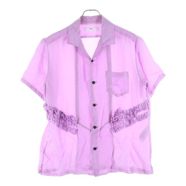 [商品番号]1426A180015[ブランド]TOGA VIRILIS（トーガ ビリリース）[モデル]22SS CUPRA JACQUARD SHIRT デザイン 半袖シャツ パープル TV21-FJ309[販売店舗]BRING オンライン...