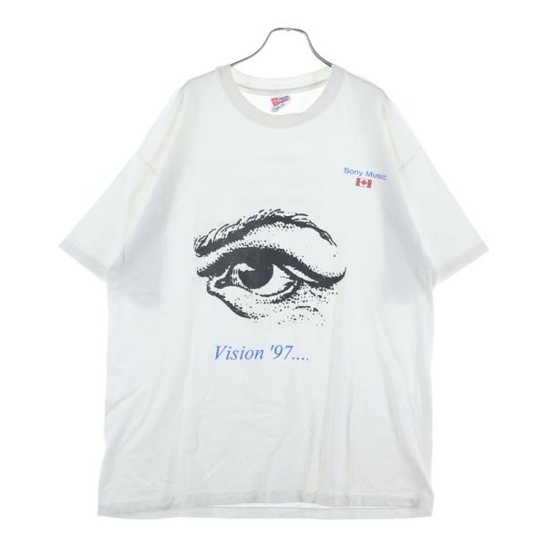 [商品番号]1426B110027[ブランド]VINTAGE（ヴィンテージ）[モデル]90S SONY MUSIC Vison '97 プリント半袖Tシャツ カットソー ホワイト[販売店舗]BRING WASTE_NOT
