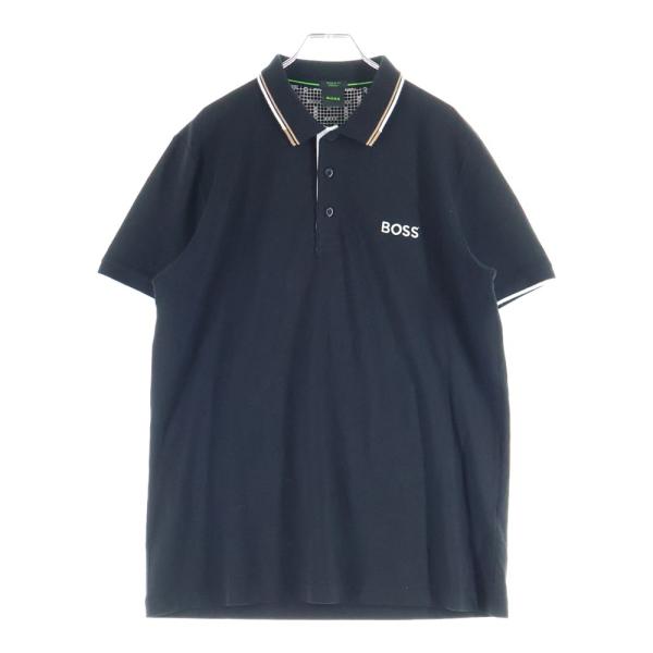 [商品番号]1426B150012[ブランド]BOSS（ボス）[モデル]Paddy Pro レギュラーフィット 半袖ポロシャツ ブラック[販売店舗]BRING オンラインショップ