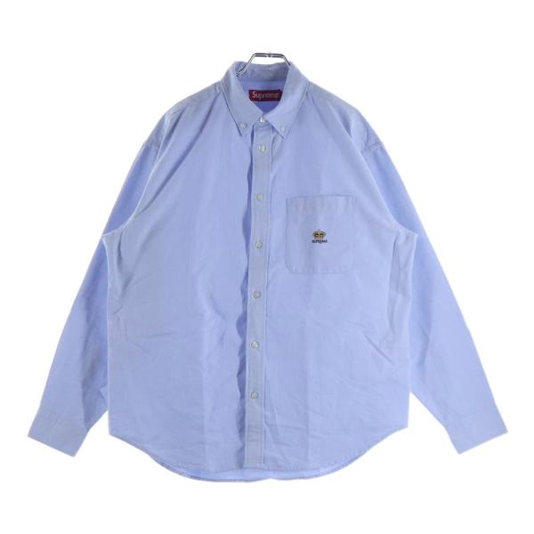 [商品番号]1426B190009[ブランド]SUPREME（シュプリーム）[モデル]25AW Loose Fit Flannel Oxford Shirt ルーズフィット チェックフランネル 長袖オックスフォードシャツ ブルー[販売店舗]...