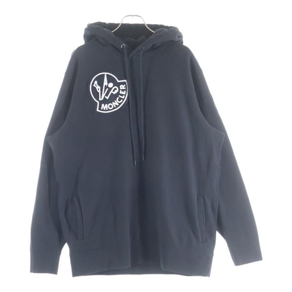 [商品番号]1426B210003[ブランド]MONCLER（モンクレール）[モデル]GENIUS MAGLIA CON CAPPUCCIO 裏起毛ロゴワッペン スウェットプルオーバーパーカー フーディ ブラック G20928G00006[...