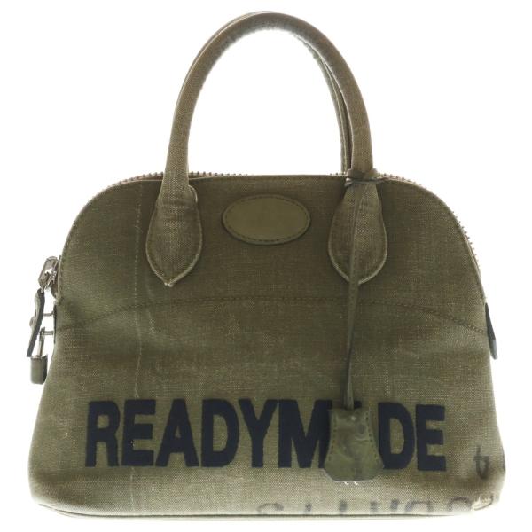 [商品番号]1426C040007[ブランド]READY MADE（レディメイド）[モデル]DAILY BAG M USヴィンテージコットン デイリーバッグ カーキ[販売店舗]BRING WASTE_NOT