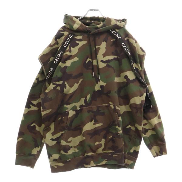 CELINE（セリーヌ） 23AW Bands Hoodie カモフラージュ 迷彩柄