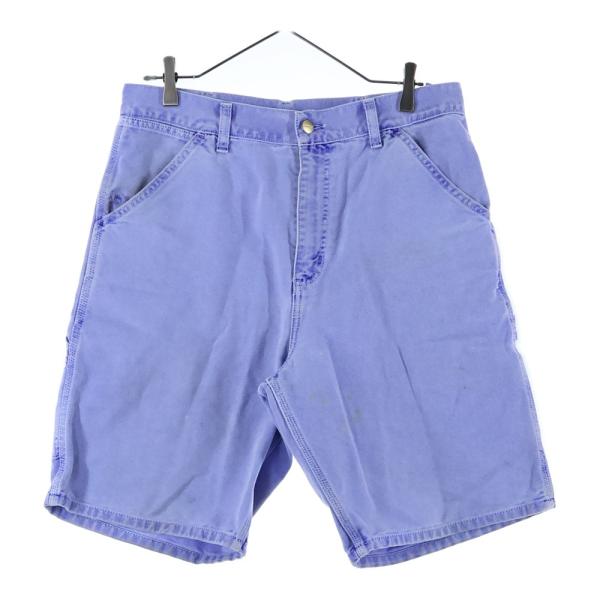 [商品番号]1625I250003[ブランド]CARHARTT（カーハート）[モデル]NASH SINGLE KNEE LONG SHORT デニム ハーフパンツ パープル I027942[販売店舗]BRING オンラインショップ
