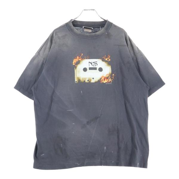 [商品番号]1625J140005[ブランド]SAINT MICHAEL（セントマイケル）[モデル]25AW NAS SS TEE SM-HR1-0000-C20 プリント半袖Tシャツ ブラック[販売店舗]BRING渋谷ANNEX店