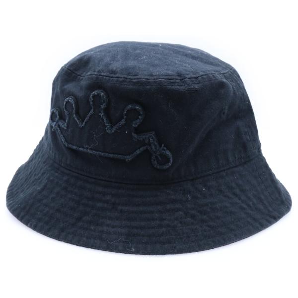 [商品番号]1626A250007[ブランド]STUSSY（ステューシー）[モデル]BUCKET HAT CROWN APPLIQUE 1321205 クラウン アップリケ バケットハット ブラック[販売店舗]BRING札幌店