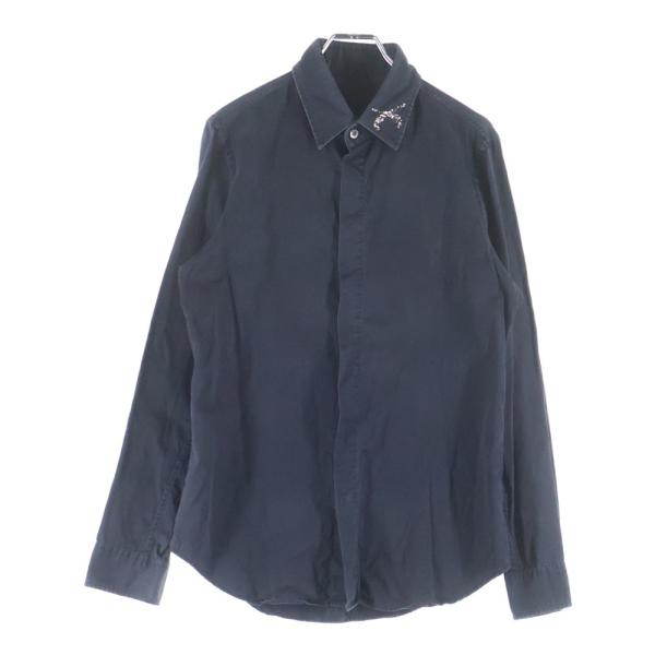 [商品番号]1626B050004[ブランド]roar（ロアー）[モデル]襟ラインストーン 長袖シャツ ブラック 14FRS-KW1A[販売店舗]BRING オンラインショップ