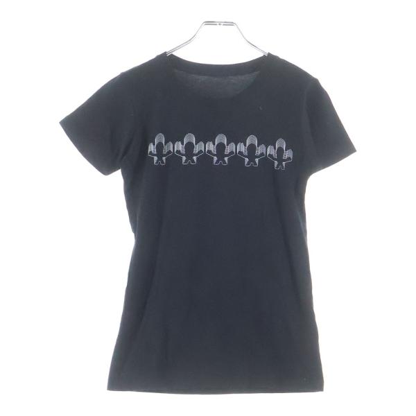 [商品番号]1626B070020[ブランド]CHROME HEARTS（クロムハーツ）[モデル]FOTI HARRIS TEETER SILHOUETTE フォティ ハリスティーター シルエット プリント クルーネック半袖Tシャツカットソ...