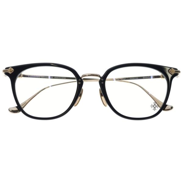 [商品番号]1626E180002[ブランド]CHROME HEARTS（クロムハーツ）[モデル]SHAGASS サイドクロステンプルウェリントン アイウェア 眼鏡 51□21‐145 ゴールド/ブラック[販売店舗]BRING札幌店