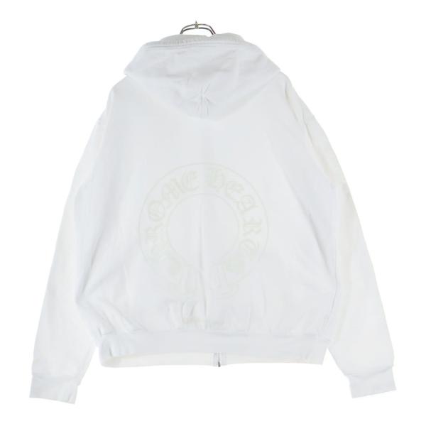 [商品番号]1725L230018[ブランド]CHROME HEARTS（クロムハーツ）[モデル]WWW.CHROMEHEARTS.COM ZIP UP HOODIE オンライン限定 ホースシューバックプリントジップアップフーディーパーカー...