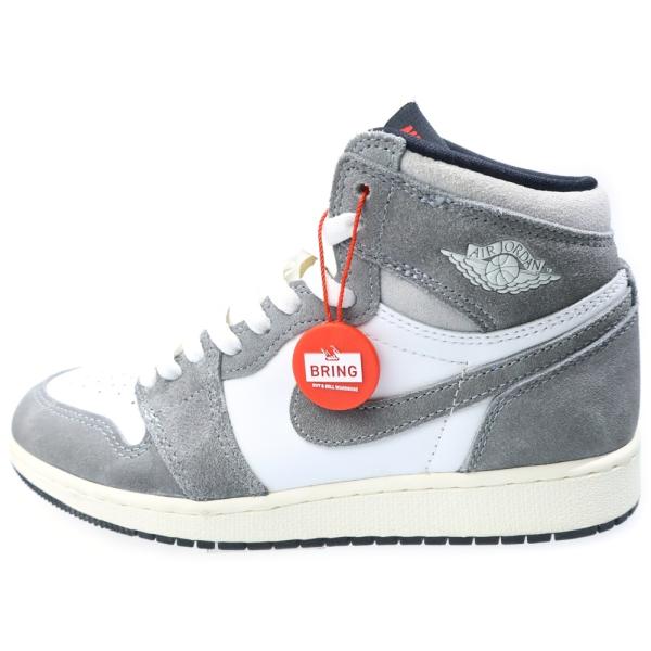 [商品番号]1726A310007[ブランド]NIKE（ナイキ）[モデル]AIR JORDAN 1 RETRO HIGH OG GS FD1437-051 エアジョーダン1 ガールズ ハイカットスニーカー US5Y/23.5cm グレー/ホ...