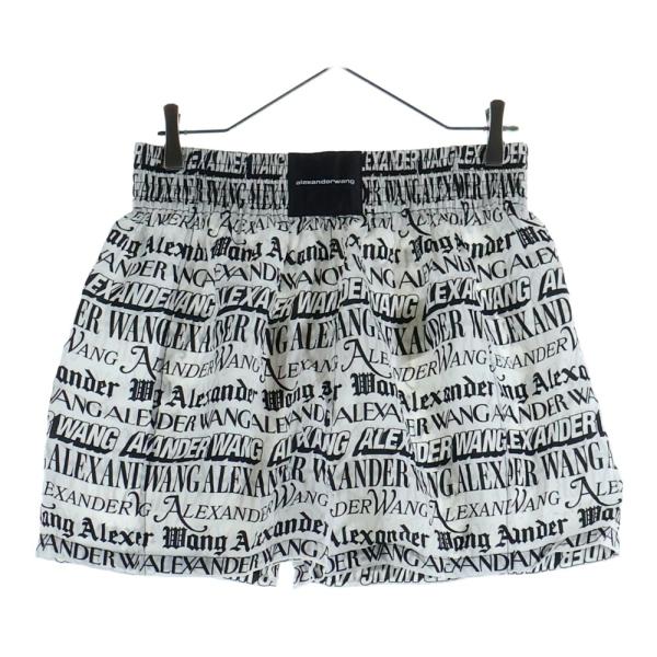 [商品番号]1726B080003[ブランド]ALEXANDER WANG（アレキサンダーワン）[モデル]PULL ON BOXER SHORT ロゴ総柄 ボクサー パンツ ショーツ ホワイト/ブラック UWC2244095[販売店舗]BR...