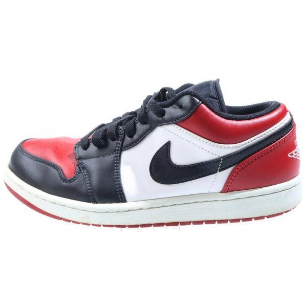 [商品番号]1726B140008[ブランド]NIKE（ナイキ）[モデル]AIR JORDAN 1 LOW BRED TOE エアジョーダン1 ロー ブレッドトゥ スニーカー 553558-612 レッド/ブラック US9.5/27.5cm...