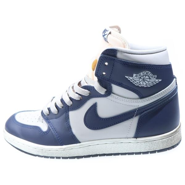 [商品番号]1726B160013[ブランド]NIKE（ナイキ）[モデル]AIR JORDAN 1 HIGH 85 GEORGETOWN エアジョーダン1 ジョージタウン ハイカットスニーカー US8.5/26.5cm ネイビー/グレー B...