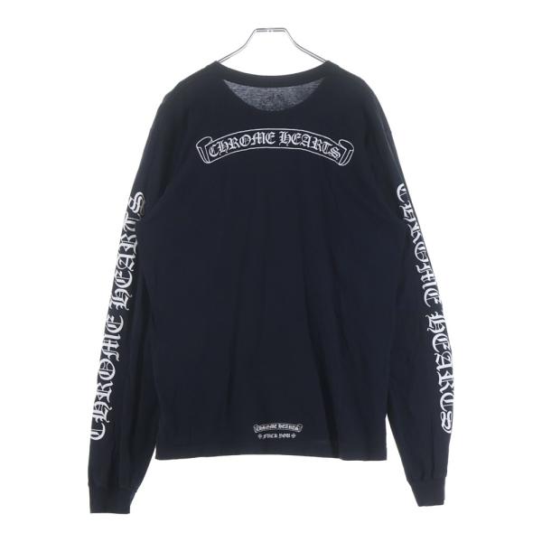 [商品番号]1726B180008[ブランド]CHROME HEARTS（クロムハーツ）[モデル]CH SCROLL LABEL FUCKYOU L/S /1 スクロールラベル ファックユーアームプリント長袖Tシャツ ブラック[販売店舗]B...