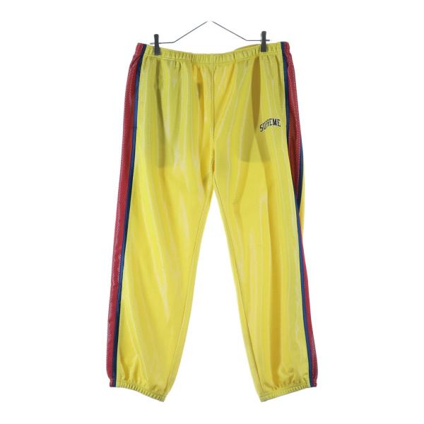 [商品番号]1726E130005[ブランド]SUPREME（シュプリーム）[モデル]18SS Bonded Mesh Track Pant メッシュトラックパンツ 刺繍ロゴ イージーパンツ イエロー[販売店舗]BRING梅田茶屋町店