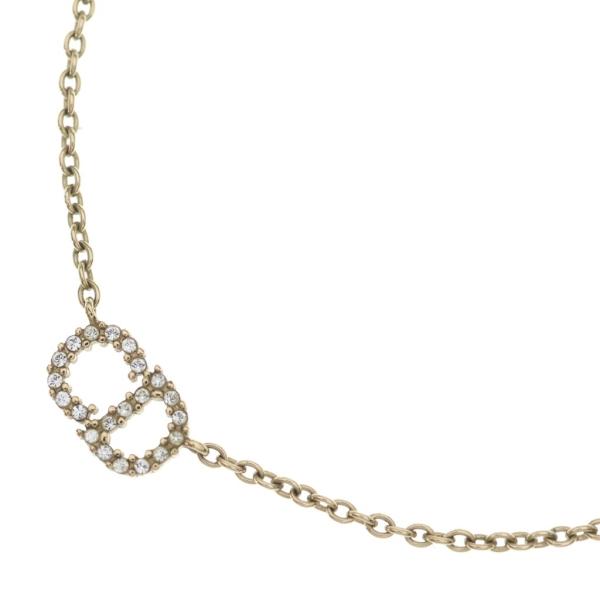 [商品番号]1926H280014[ブランド]DIOR（ディオール）[モデル]CDロゴ ネックレス ラインストーン メッキ ゴールド[販売店舗]BRING 新宿店