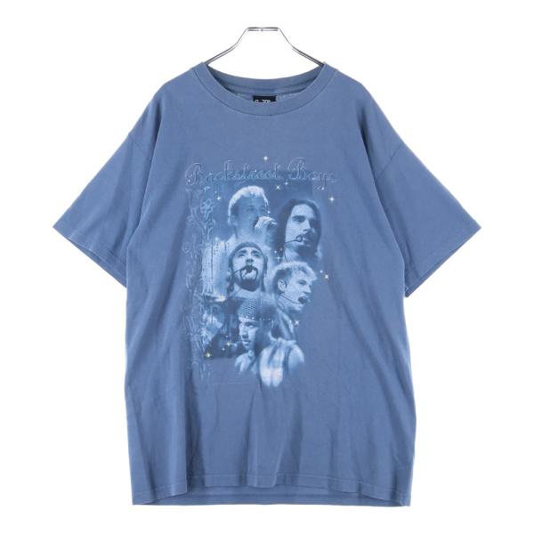 [商品番号]2025J040004[ブランド]VINTAGE（ヴィンテージ）[モデル]00S BACK STREET BOYS TOUT T-shirt バックストリートボーイズ ツアー 両面プリント 半袖Tシャツ カットソー ブルー[販売...