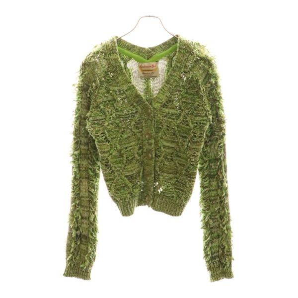 [商品番号]2025J180018[ブランド]ADSB ANDERSSON BELL（アンダースンベル）[モデル]ジャガードデザイン Vネックカーディガン ニット グリーン[販売店舗]BRING オンラインショップ