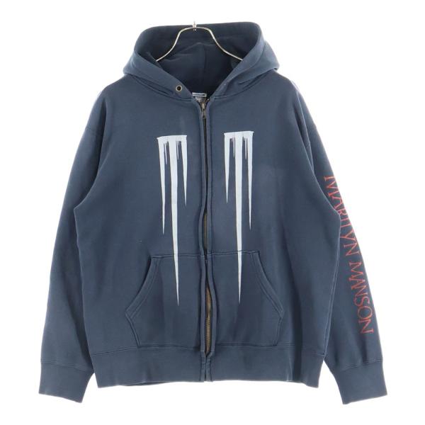 [商品番号]2026A210028[ブランド]VINTAGE（ヴィンテージ）[モデル]00s Marilyn manson Eat Me Drink Me マリリンマンソン イートミードリンクミー ジップアップパーカー フーディー ブラック...