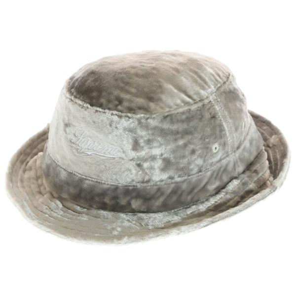 [商品番号]2026B070030[ブランド]SUPREME（シュプリーム）[モデル]22SS Crushed Velvet Crusher クラッシュ ベルベットクラッシャーハット ベージュ[販売店舗]BRING福岡天神店