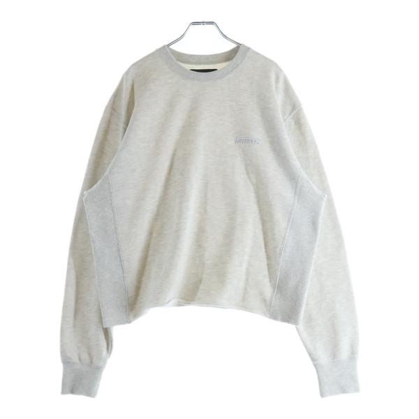 [商品番号]2026B140040[ブランド]ATMOS（アトモス）[モデル]21SS CUT-OFF ロゴ刺繍 クルーネックスウェット グレー MAT21-S007[販売店舗]BRING オンラインショップ