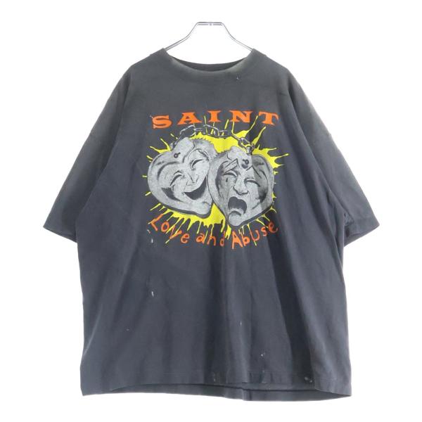 [商品番号]2026B160004[ブランド]SAINT MICHAEL（セントマイケル）[モデル]25AW S/S T-SHIRT SAINT MASK 両面プリント 半袖Tシャツ カットソー ブラック SM-HR1-0000-010[販...