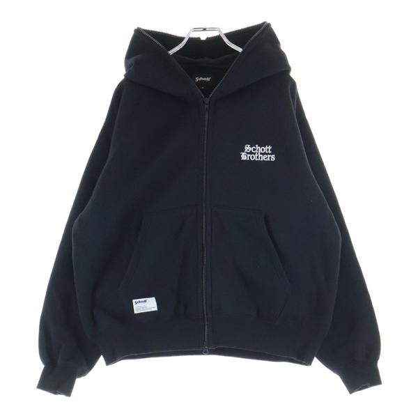 [商品番号]2026B280007[ブランド]SCHOTT（ショット）[モデル]B.S ZIP HOODED SWEAT ブラックシープ フルジップ スウェット パーカー ブラック 782ー5231010[販売店舗]BRING オンラインショップ