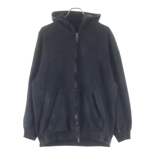 [商品番号]2026C070003[ブランド]BALENCIAGA（バレンシアガ）[モデル]23SS Zip-Up Hoodieダメージ加工ジップパーカー ブラック 744454[販売店舗]BRINGアメリカ村店
