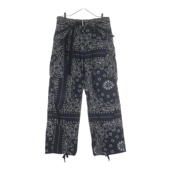 [商品番号]2026D080021[ブランド]Sacai（サカイ）[モデル]23SS Bandana Print Pants バンダナ プリント パンツ ブラック 23-03155M[販売店舗]BRING福岡天神店