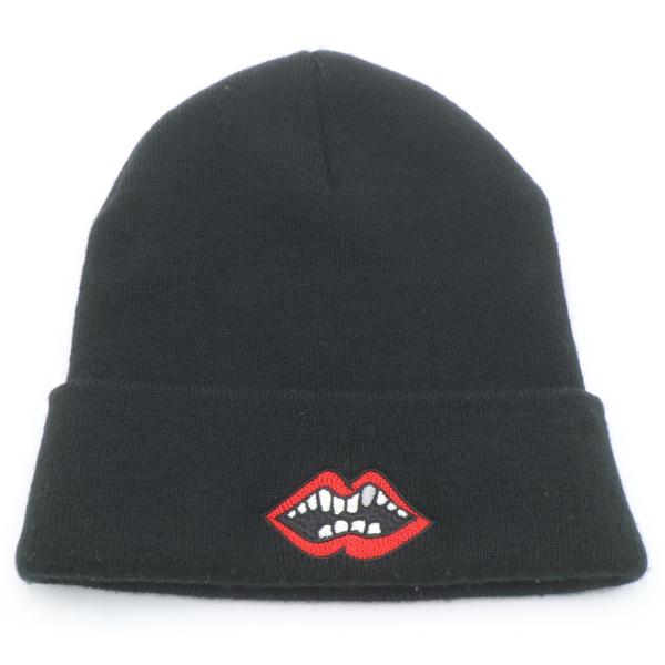 [商品番号]2026D080104[ブランド]CHROME HEARTS（クロムハーツ）[モデル]×MATTY BOY PPO WOOL WATCH CAP マッティボーイ チョンパー刺繍ニットキャップ ビーニー ニット帽 ブラック[販売店...