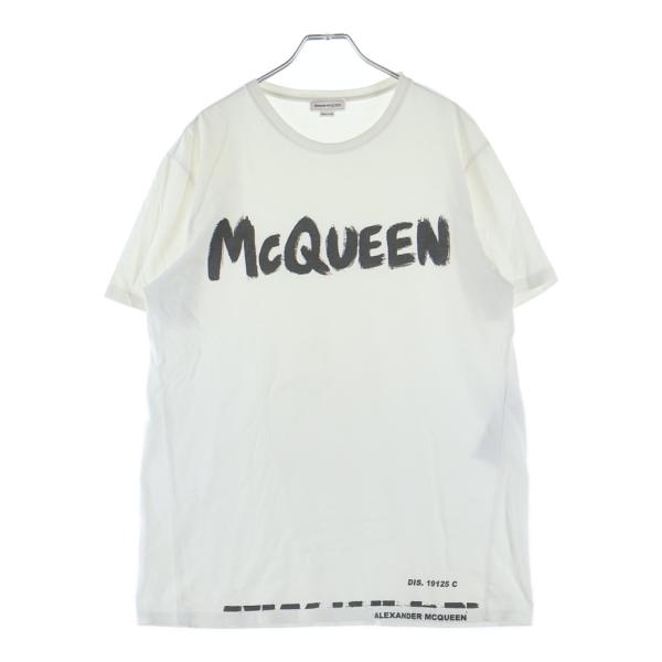 [商品番号]2026E180036[ブランド]Alexander McQueen（アレキサンダーマックイーン）[モデル]フロントロゴ クルーネック Tシャツ ホワイト[販売店舗]BRING 新宿店