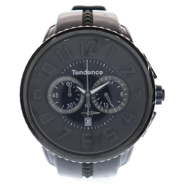 [商品番号]2125K290009[ブランド]TENDENCE（テンデンス）[モデル]GULLIVER Round ガリバーラウンド クロノグラフ クォーツ腕時計 ブラック TG460010 02036010AA[販売店舗]BRING京都河原町店