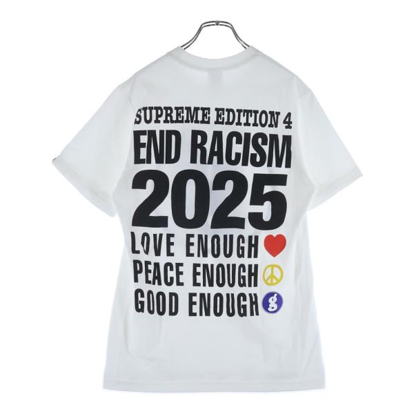 [商品番号]2126A180036[ブランド]SUPREME（シュプリーム）[モデル]25SS ×GOODENOUGH End Racism Tee グットイナフ エンドレイシズム クルーネック 半袖Tシャツ カットソー ホワイト[販売店舗...