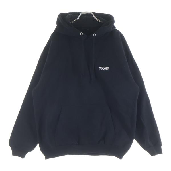 [商品番号]2126B080111[ブランド]700fill（700フィル）[モデル]SMALL PAYMENT LOGO PARKER スモールペイメント ロゴ プルオーバーパーカー ブラック[販売店舗]BRING オンラインショップ