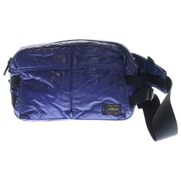 [商品番号]2126B200044[ブランド]PORTER（ポーター）[モデル]×VANQUISH ヴァンキッシュ ミラージュ ウエストバッグ ブルー[販売店舗]BRING オンラインショップ