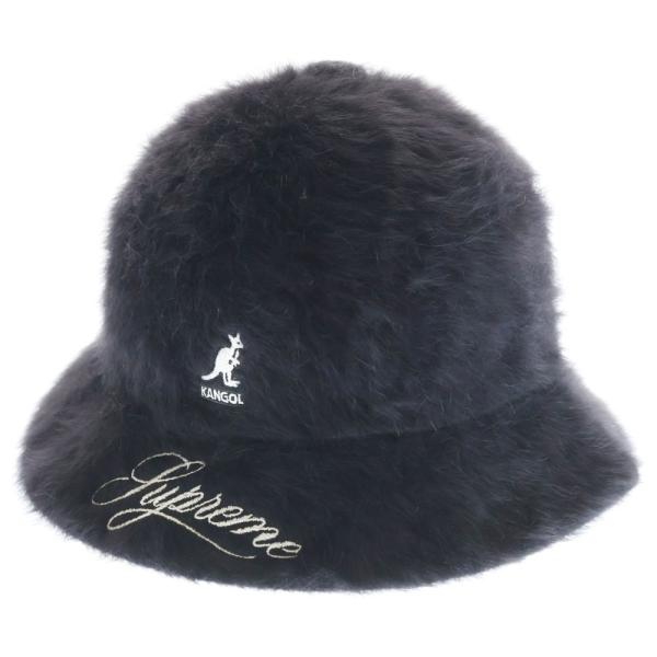 [商品番号]2126B200063[ブランド]SUPREME（シュプリーム）[モデル]21AW ×KANGOL Furgora Casual カンゴール アンゴラ カジュアル ファーハット ブラック H75FW21[販売店舗]BRING オ...