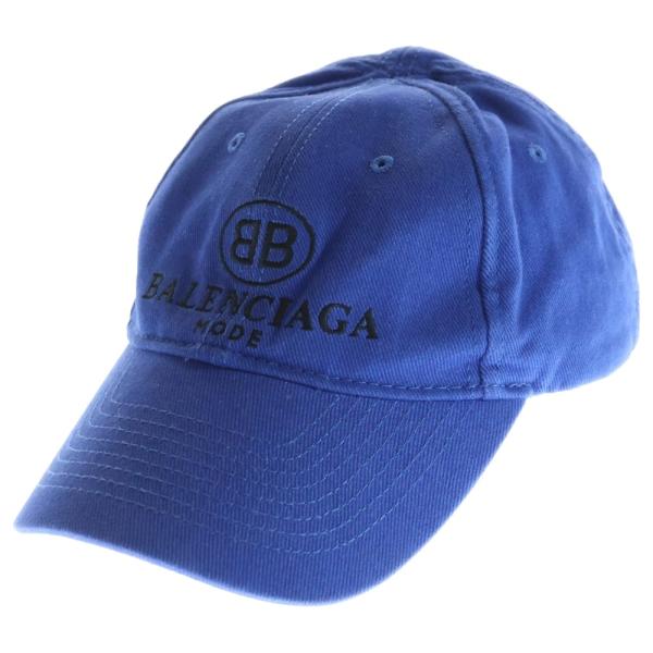 [商品番号]2126B200078[ブランド]BALENCIAGA（バレンシアガ）[モデル]BB MODE LOGO CAP 刺繍ロゴ ベースボールキャップ 帽子 ブルー[販売店舗]BRING オンラインショップ