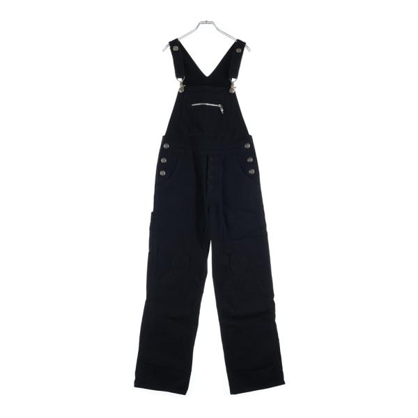 [商品番号]2126D130052[ブランド]CHROME HEARTS（クロムハーツ）[モデル]OVERALL ホースシューロゴボタン デニムオーバーオール ブラック[販売店舗]BRING京都河原町店