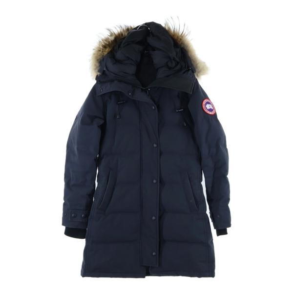 [商品番号]2525J260013[ブランド]CANADA GOOSE（カナダグース）[モデル]SHELBURNE PARKA シェルバーン パーカー ファー フーデッド ジップアップ ダウン ロングジャケット コート ネイビー レディース...