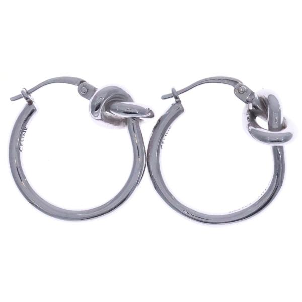 [商品番号]2726C110016[ブランド]CELINE（セリーヌ）[モデル]ノット フープピアス シルバー 5.4g SCA1224[販売店舗]BRING：RED新宿東口店