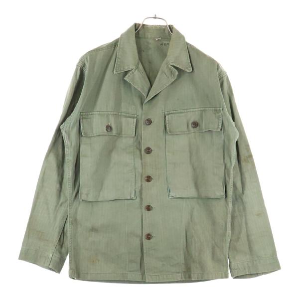 [商品番号]2925J040017[ブランド]VINTAGE（ヴィンテージ）[モデル]40s U.S ARMY Mー43 HBT JACKET へリンボーン ミリタリージャケット カーキ[販売店舗]AWESOME高円寺店