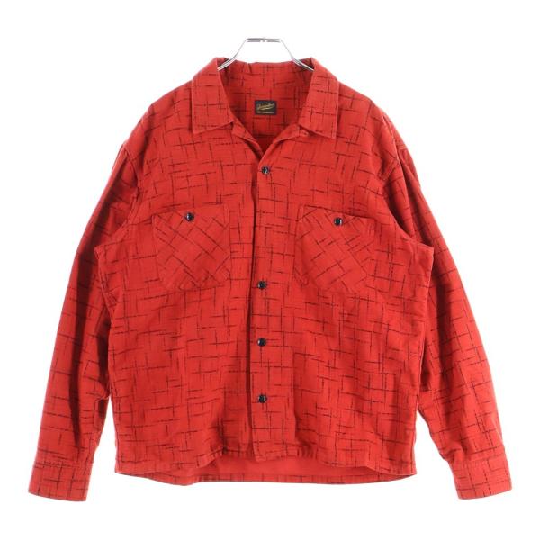 [商品番号]2925K230005[ブランド]TENDERLOIN（テンダーロイン）[モデル]T-PRINT FLLANNEL SHT オープンカラー フランネル長袖シャツ レッド[販売店舗]AWESOME高円寺店